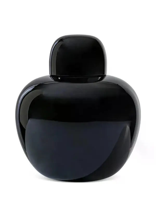 VENINI Opachi Glossy-finish Vase - Black
