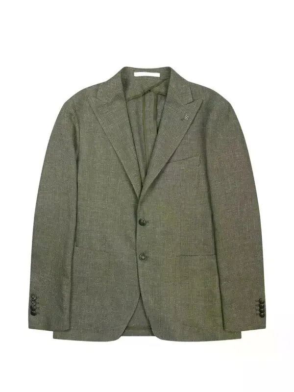 Tagliatore Peak-lapel Single-breasted Blazer