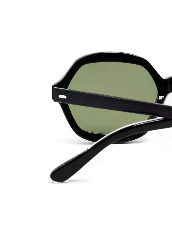LESCA Choc Geometric Sunglasses