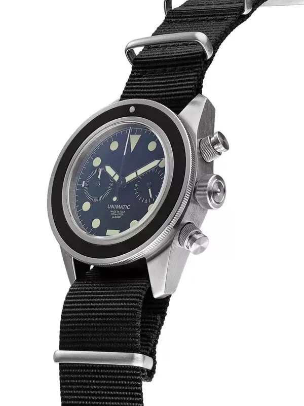 UNIMATIC Modello Tre Chronograph 40mm Watch - Black