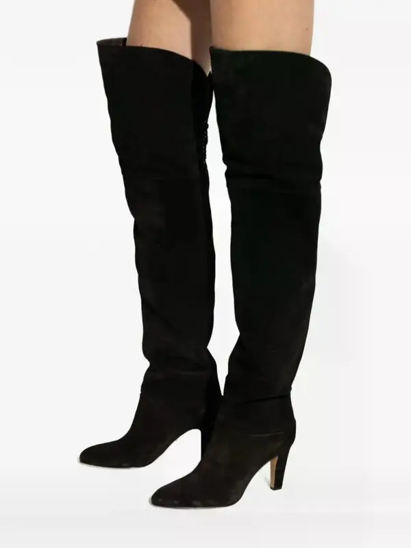 Chloé Eve Thigh-high Boots - Black