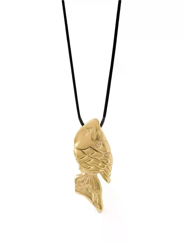 YSSO Pisces Fish Pendant Necklace - Gold