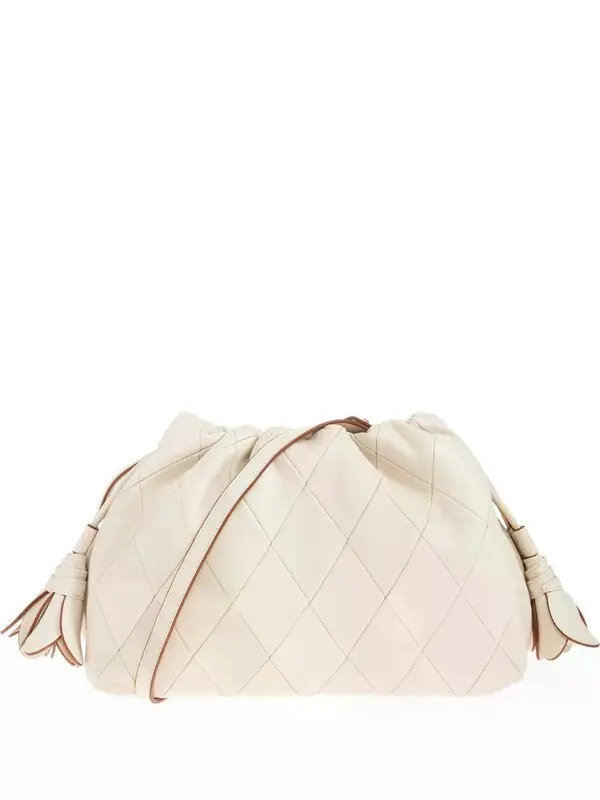 Zimmermann Cloud 91 Quilted Leather Clutch Bag - Neutrals