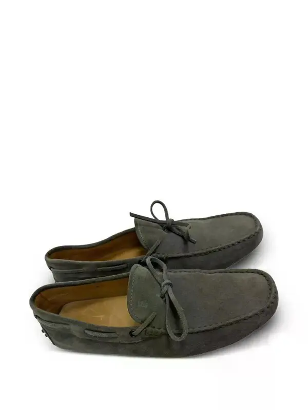 TOD'S Gommino Suede Loafers - Grey