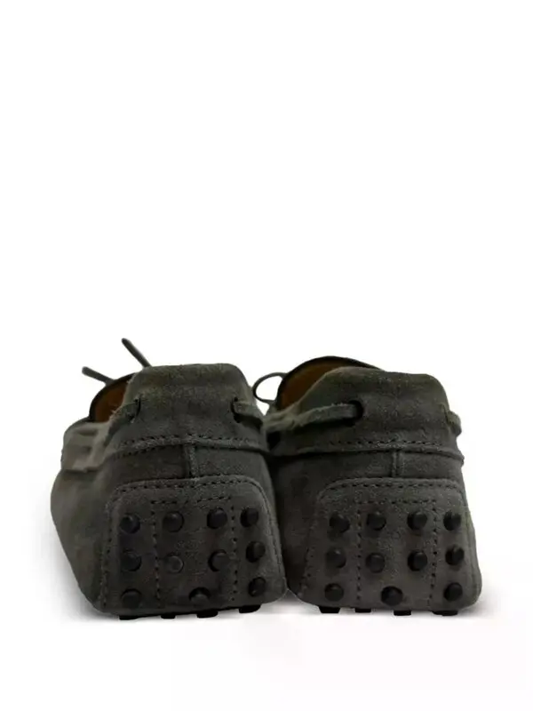TOD'S Gommino Suede Loafers - Grey