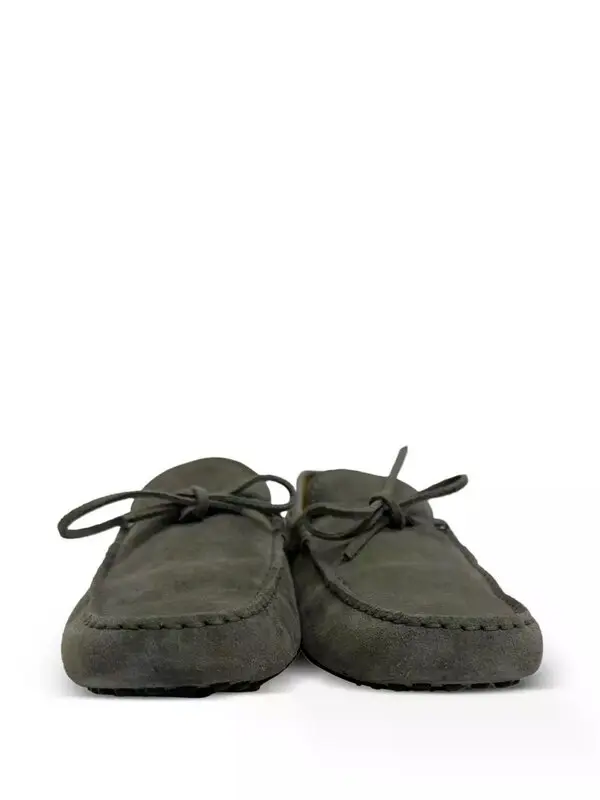 TOD'S Gommino Suede Loafers - Grey