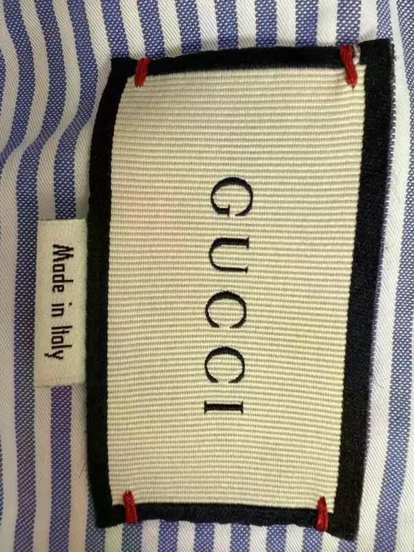 Gucci Striped Button-front Shirt - Blue