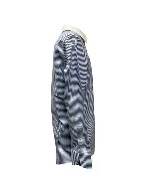 Gucci Striped Button-front Shirt - Blue
