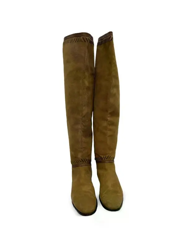 JIMMY CHOO Tassel Accent Knee-high Boots