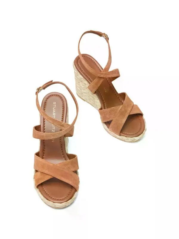 STUART WEITZMAN Alyssa Crossover-strap Sandals