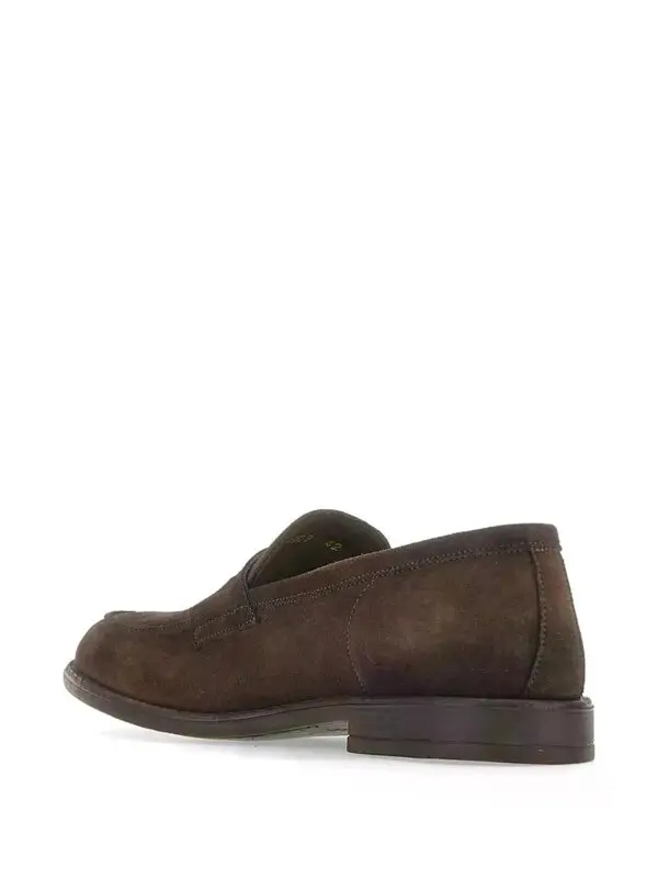 ALEXANDER HOTTO Penny-slot Leather Loafers