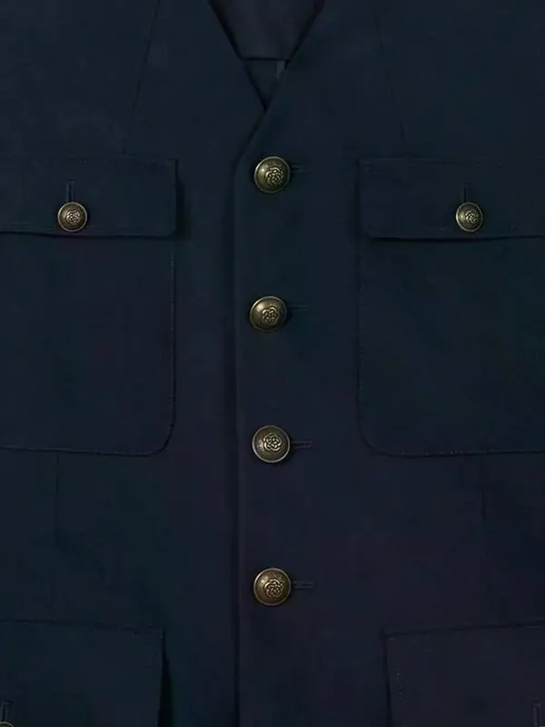 Kenzo Collarless V-neck Jacket