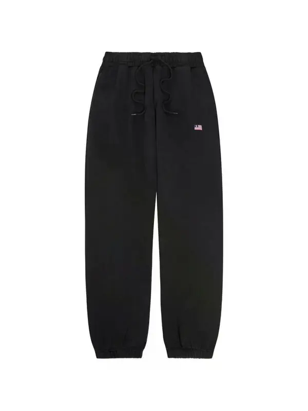 COLE BUXTON Flag-patch Drawstring Cotton Track Pants
