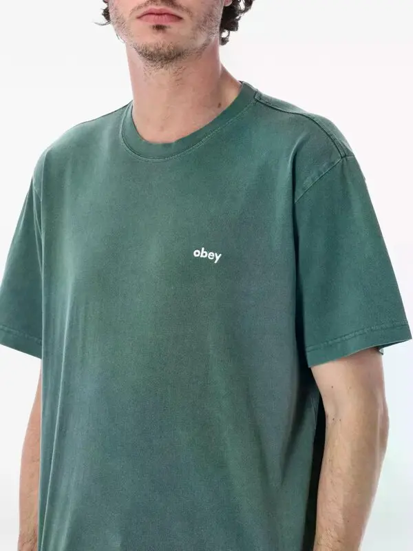 Obey Logo-print T-shirt - Green