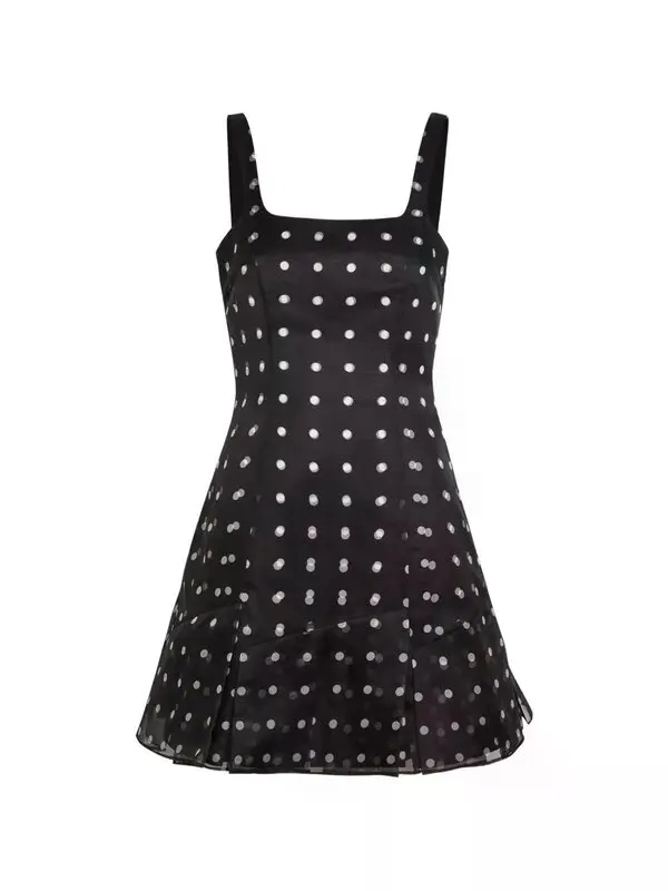EMILIA WICKSTEAD Jueelee Polka-dot Mini Dress