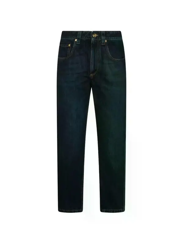 Brunello Cucinelli Five-pocket Chain-embellished Jeans