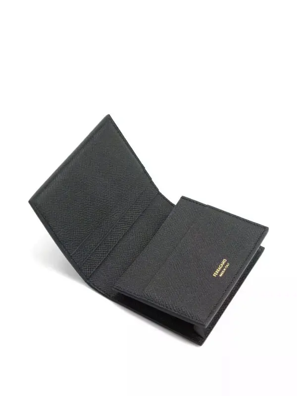 FERRAGAMO Gancini Pebbled Leather Wallet