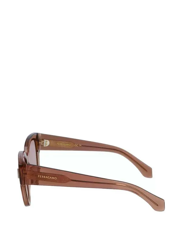 FERRAGAMO Round Frame Sunglasses
