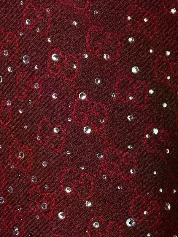 Gucci Gg Crystal-embellished Cape