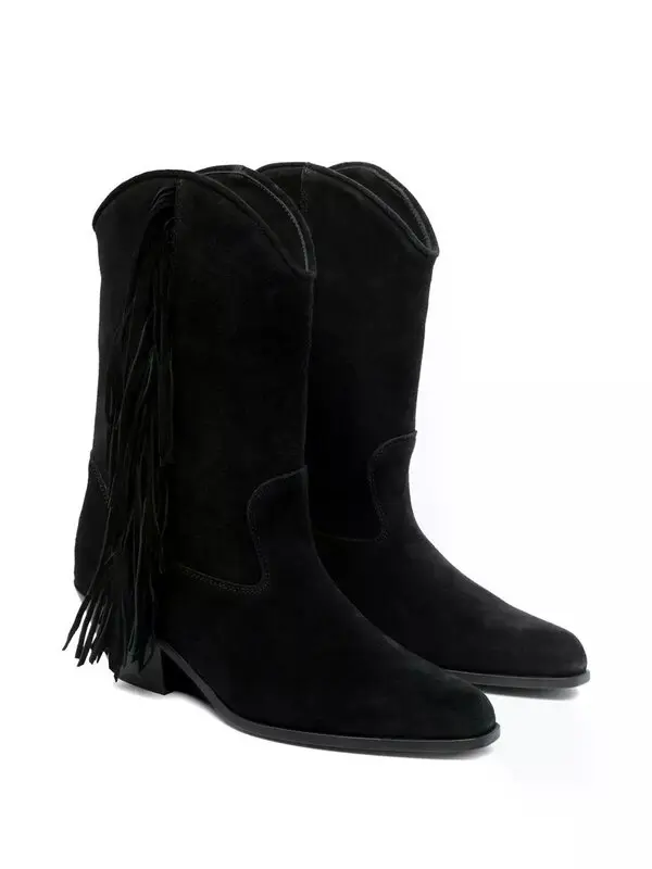 VIC MATIE Dallas Fringe-detail Suede Boots