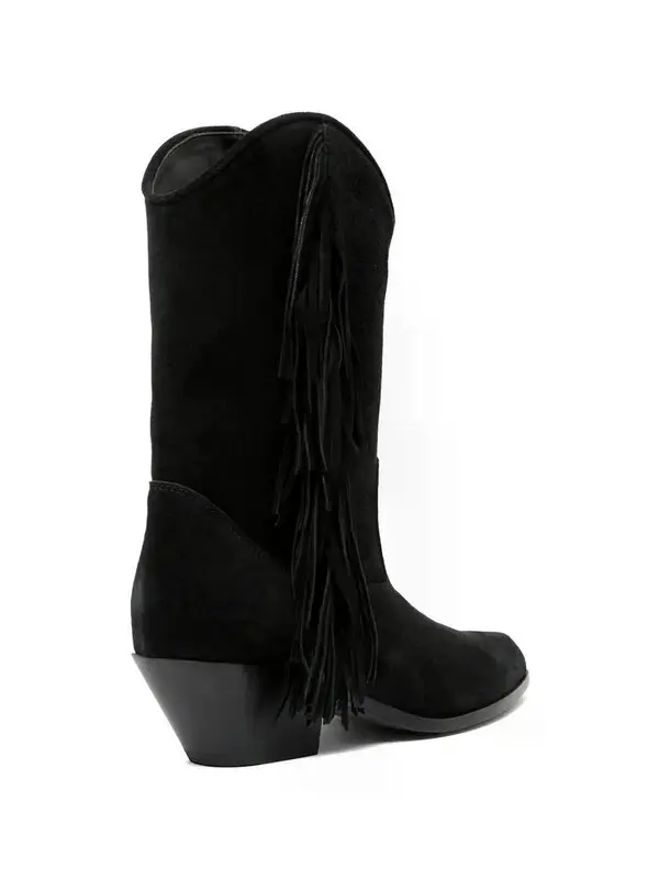 VIC MATIE Dallas Fringe-detail Suede Boots