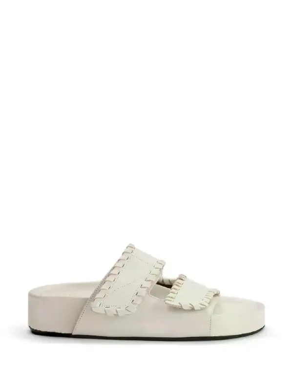ATP ATELIER Furlo Touch-strap Slides - Neutrals