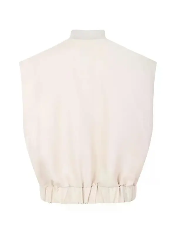 NINE:INTHE:MORNING Sleeveless Zip-up Jacket