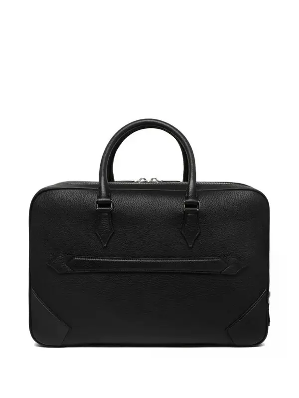 Montblanc Grained Leather Briefcase - Black
