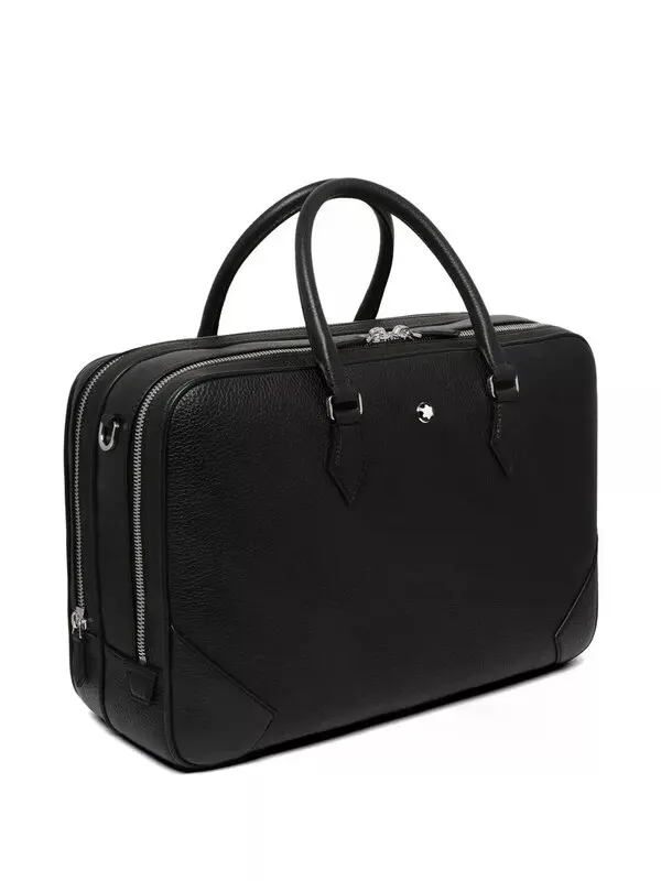 Montblanc Grained Leather Briefcase - Black