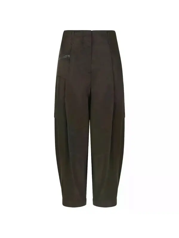 HUI MILANO Pleated Zip-detail Cargo Pants