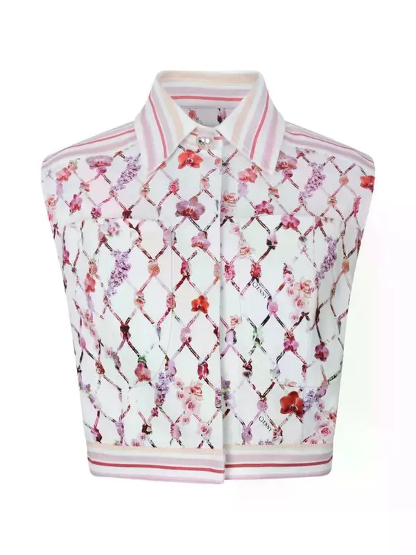GENNY Floral-print Sleeveless Top