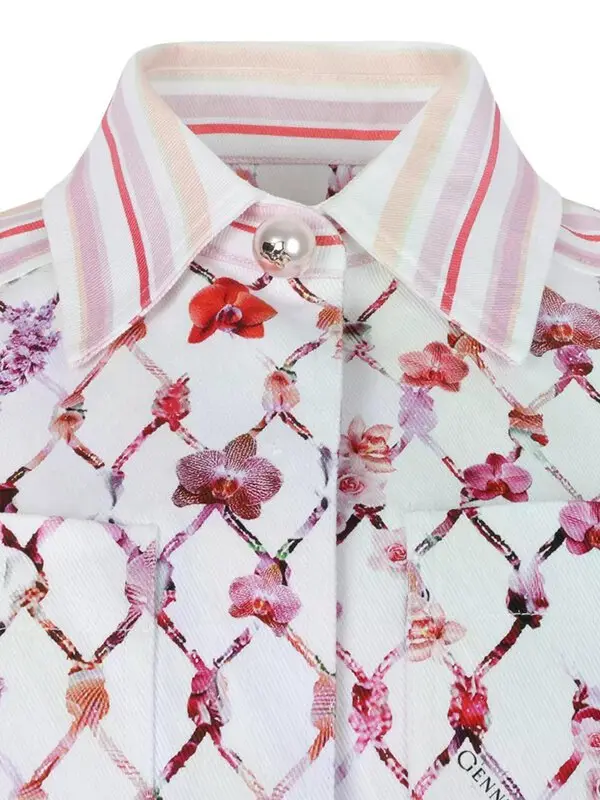 GENNY Floral-print Sleeveless Top