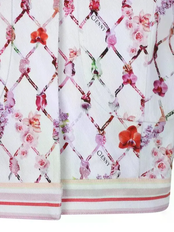 GENNY Floral-print Sleeveless Top