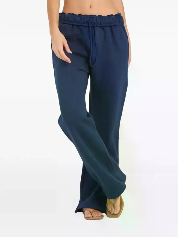 OCEAN DRIVE Fleece Drawstring Track Pants