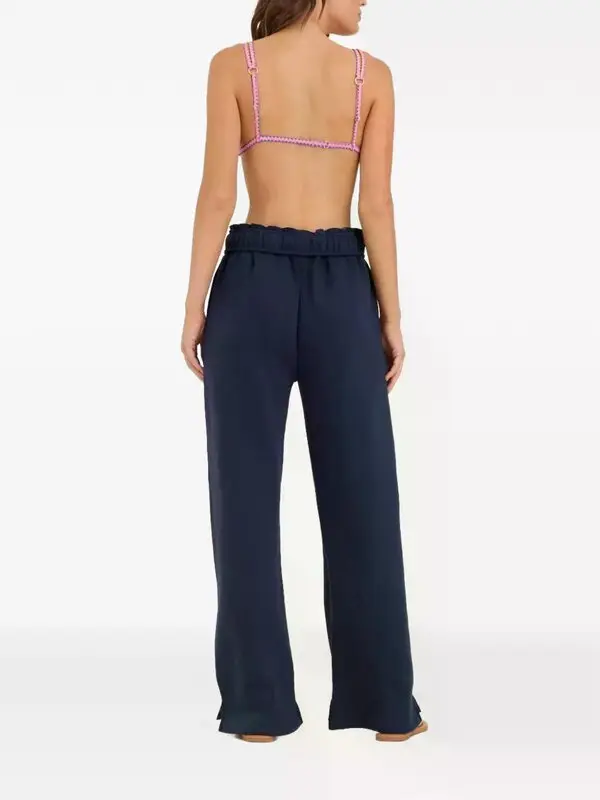 OCEAN DRIVE Fleece Drawstring Track Pants