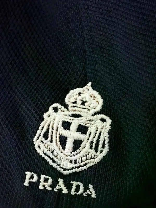 Prada Piqué Baseball Cap - Blue