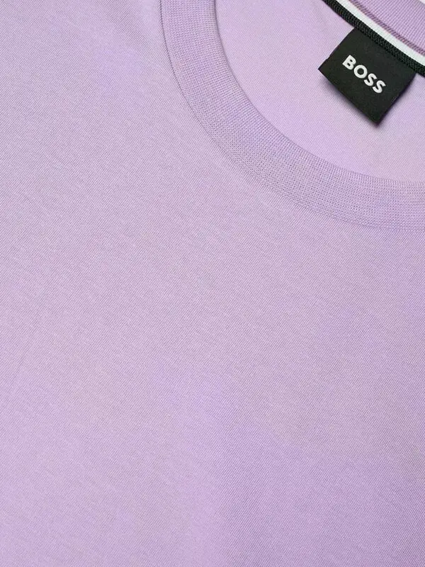 BOSS Thompson Logo-print Cotton T-shirt - Purple