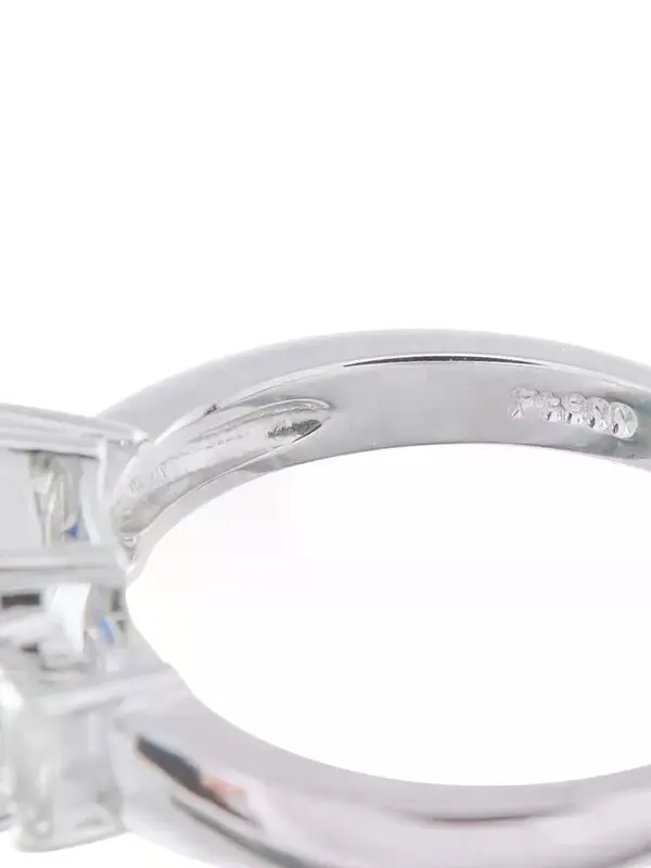 LB EXCLUSIVE Sapphire And Diamond Platinum Ring