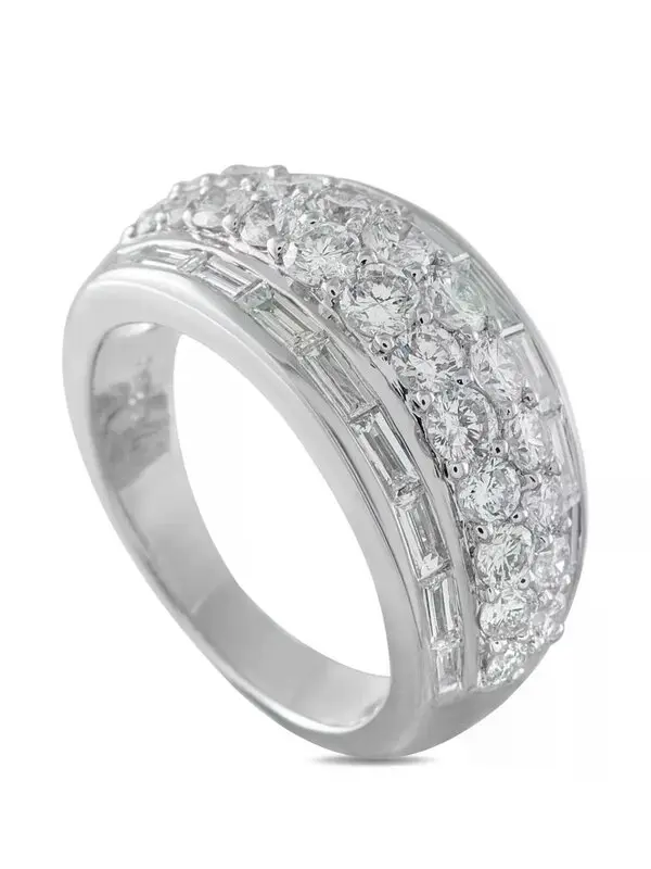 LB EXCLUSIVE Diamond Platinum Ring - Silver