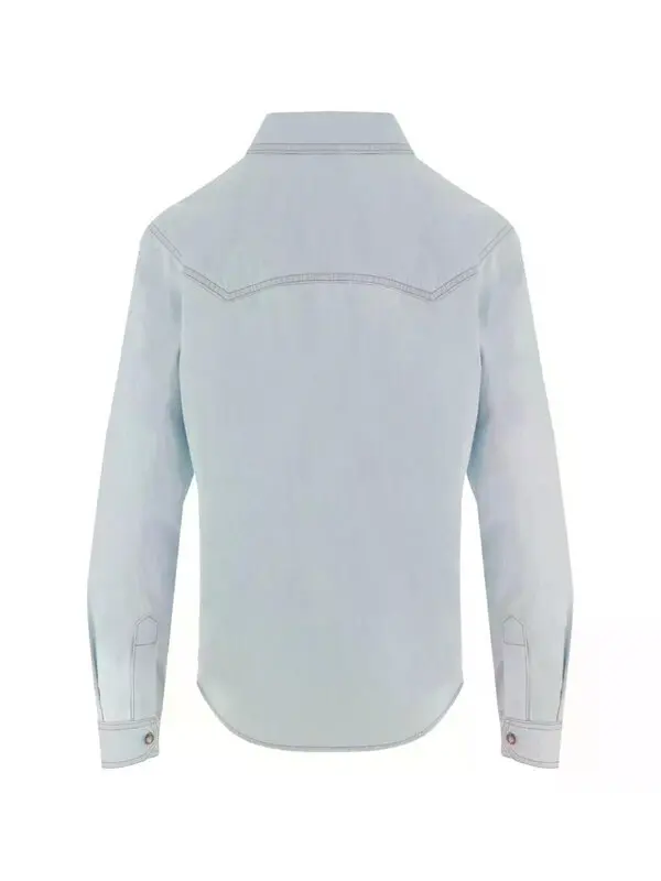 Versace Chambray Denim Shirt - Blue