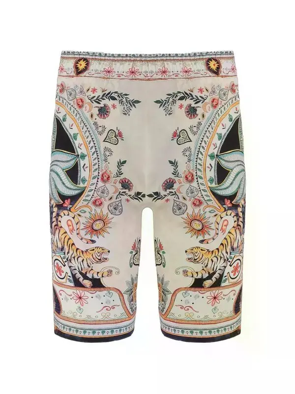Just Cavalli Printed Drawstring Shorts