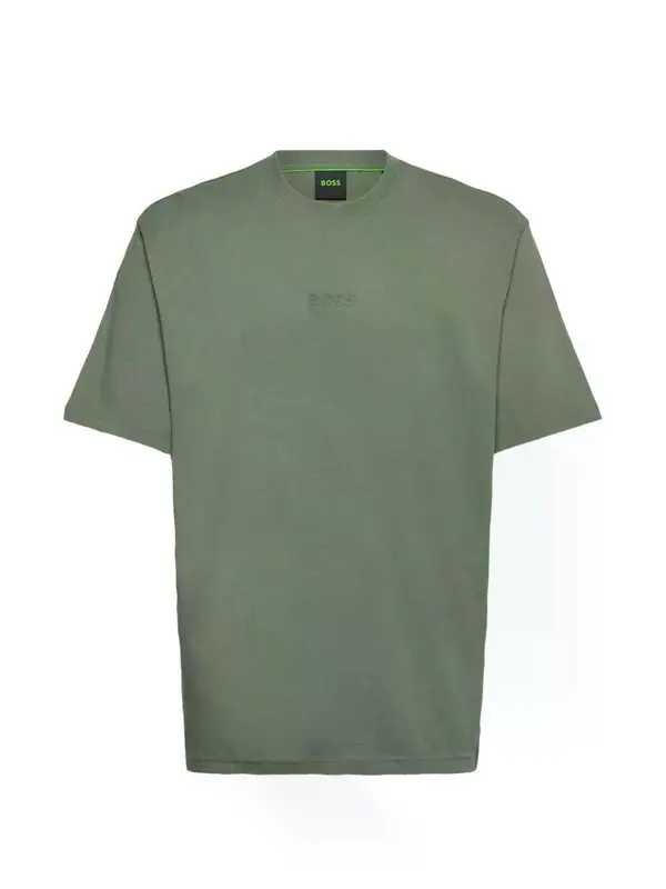 BOSS Logo-detail T-shirt - Green