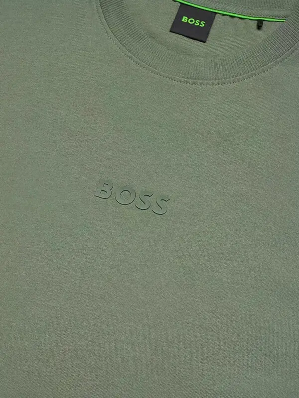 BOSS Logo-detail T-shirt - Green