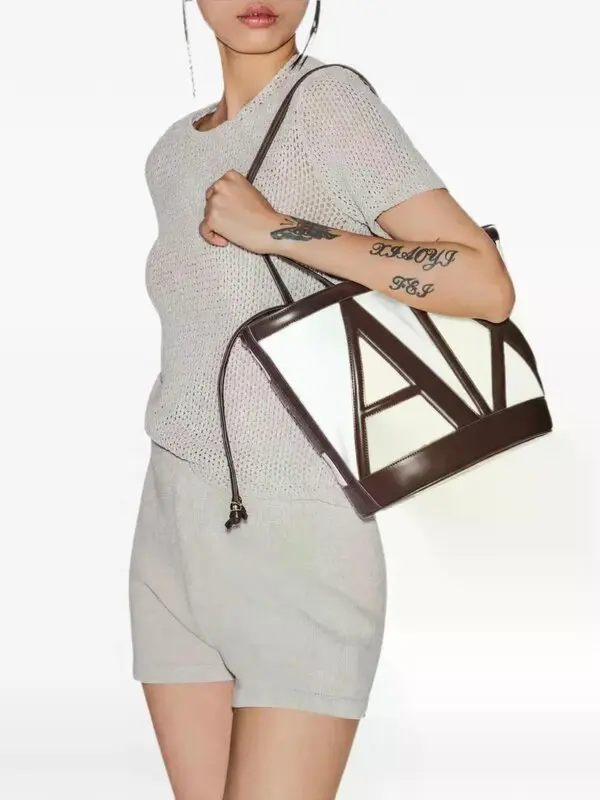 Armani Exchange Logo Detail Bucket Bag