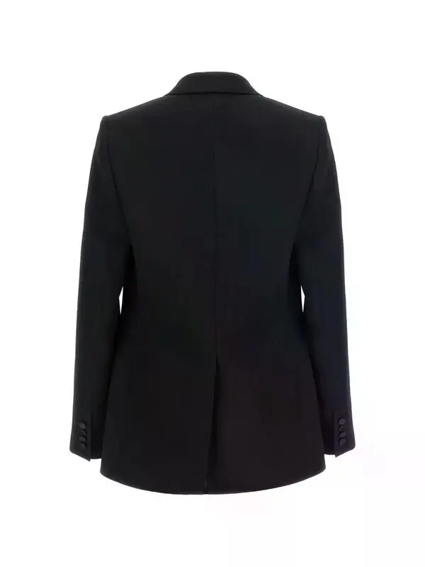 Saint Laurent Grain De Poudre Wool Blazer