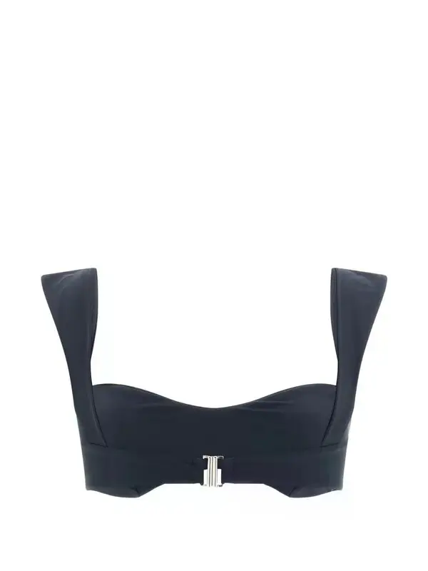 Magda Butrym Wide-strap Bikini Top - Blue