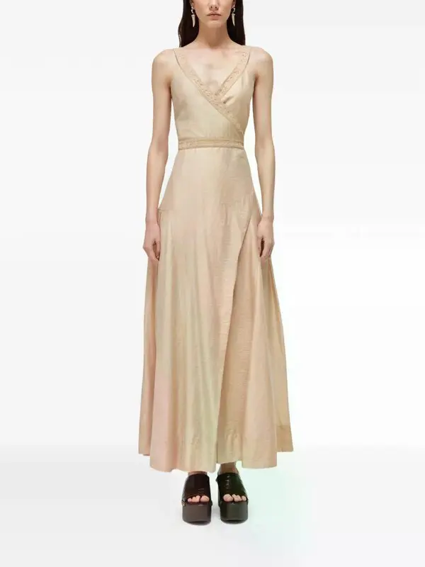 BLUGIRL Lace-trim Wrap Dress