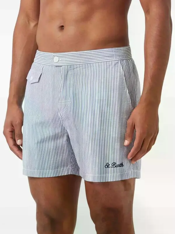 MC2 SAINT BARTH Striped Swim Shorts