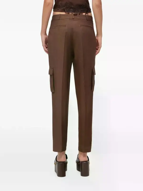 BLUGIRL Pressed-crease Cargo Trousers