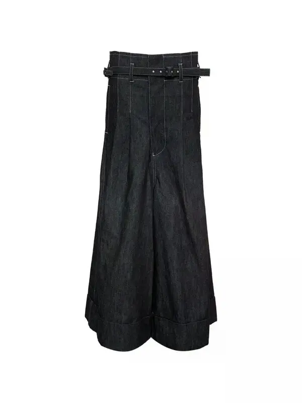 Junya Watanabe Belted Turn-up Cuff Jeans